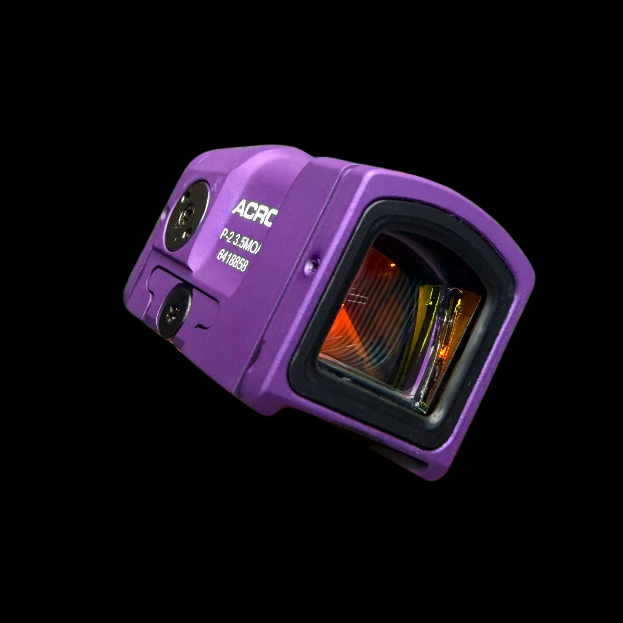 APE CUSTOM METALLIC PURPLE AIMPOINT ACRO P-2 - Ape Defense
