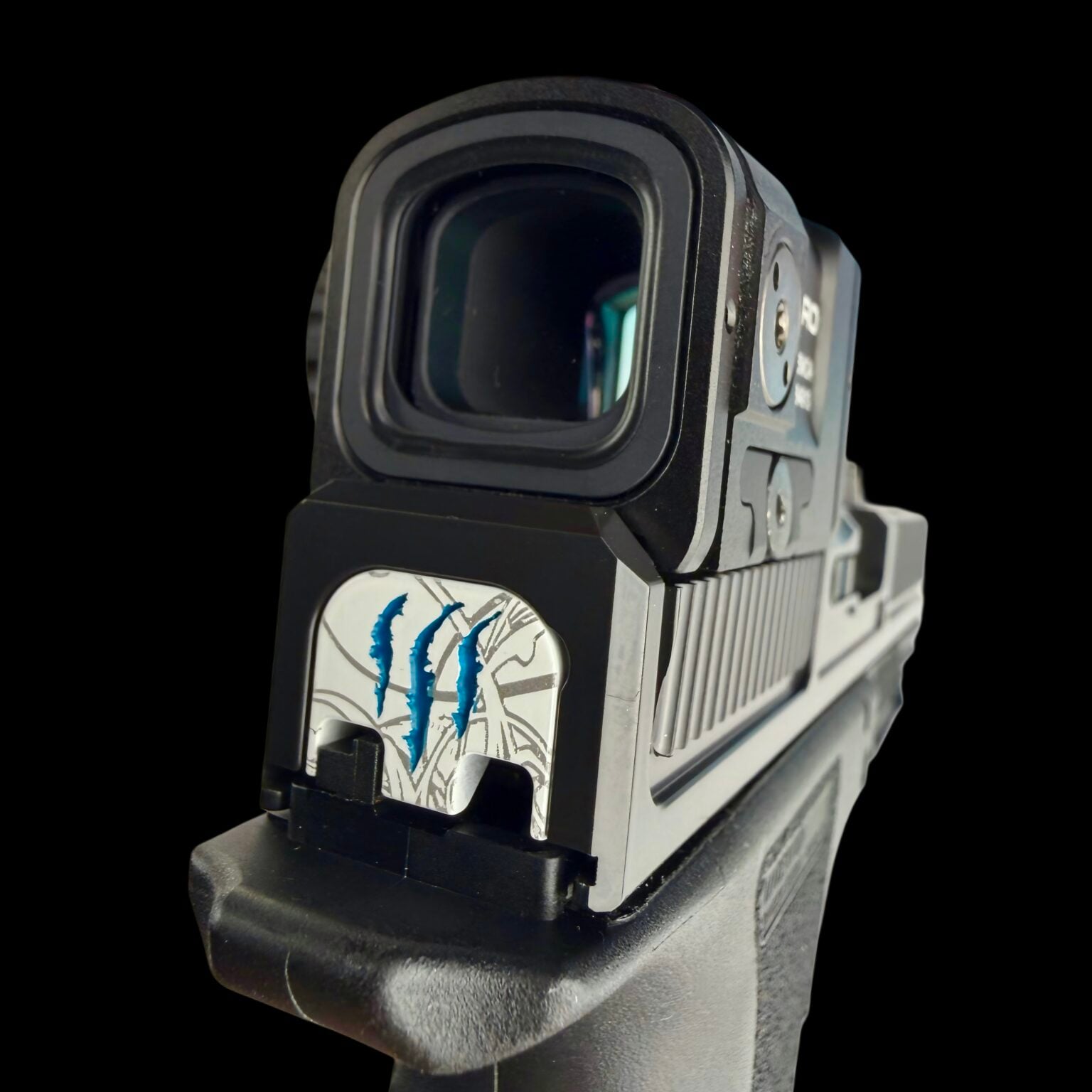 APE LIMITED GLOCK BACK PLATE / WHITE MONSTER GEN 1-5 - Ape Defense